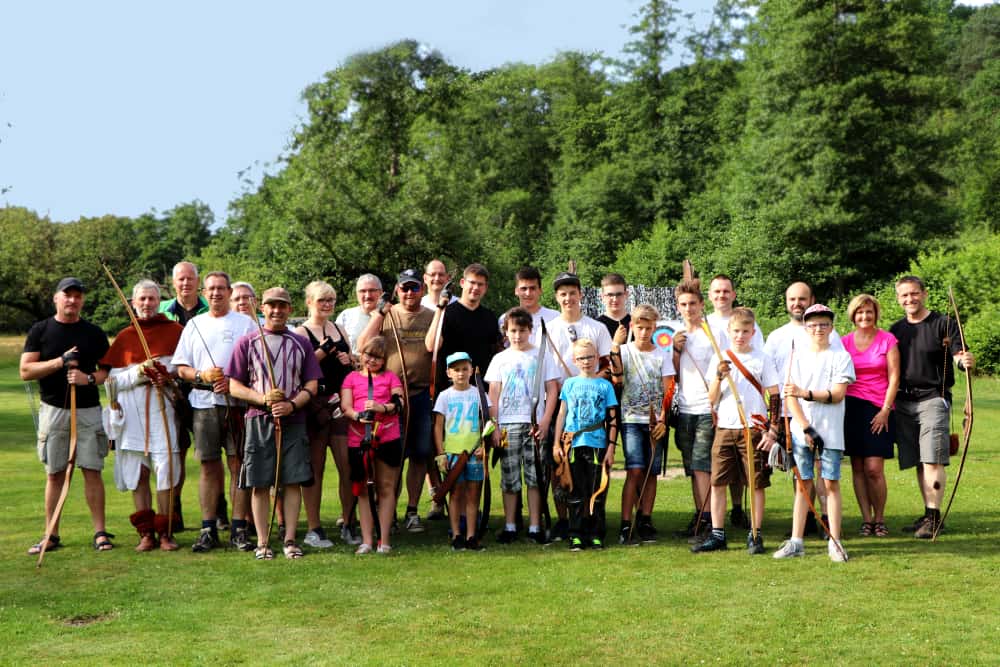 Übersicht über alle Bogenparcours der 3D-Bogenregion